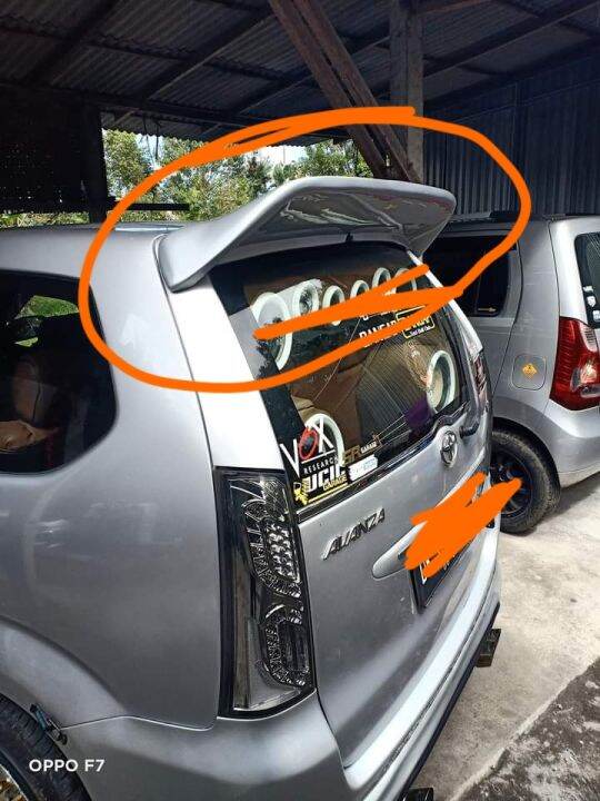 spoiler spoon Avanza Xenia old model spoon fiber custom | Lazada Indonesia