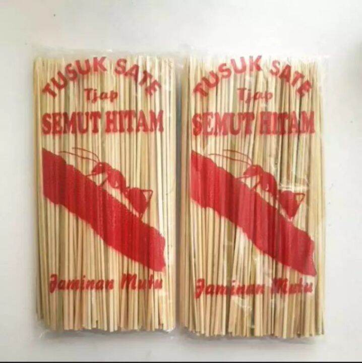 tusuk sate/tusuk sate bambu/tusuk sate tradisional | Lazada Indonesia