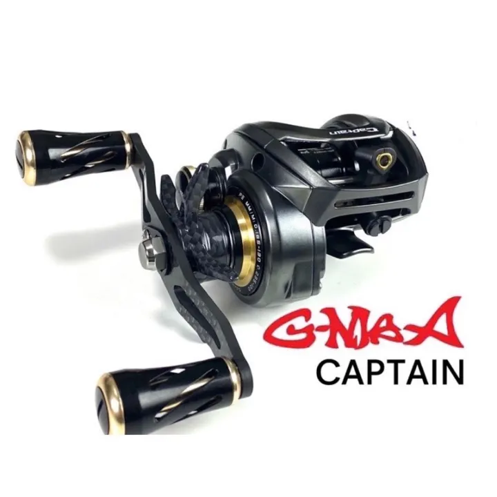 Gmax_CAPTAIN - อัตราทด 7.3:1 - max drag 6.0 kg - น้ำหนัก 190 g - ลูกปืนสเตนเลส 11+1 - มีเสียง ...