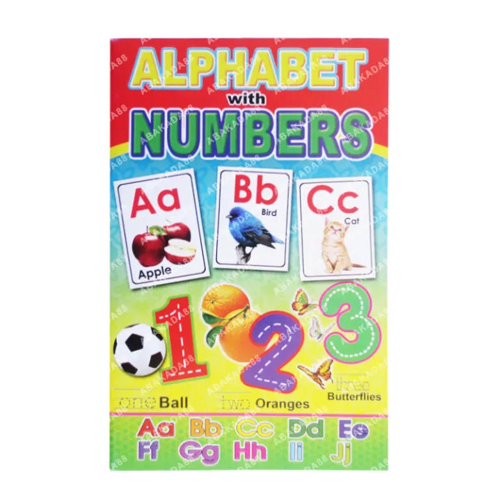 Alphabet With Numbers Tracing Book | Lazada PH
