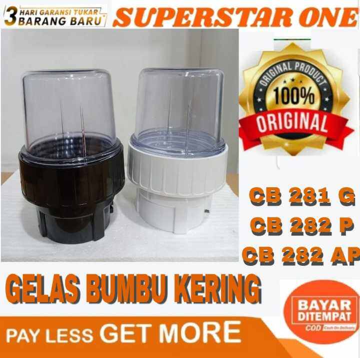 Gelas set mounting bumbu kering blender cosmos CB 281G CB 282P CB 282AP Mouting Gelas | Lazada ...