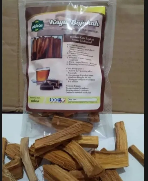 Akar kayu bajakah Obat Kanker & Tumor 100 % asli Palangkaraya 50 gram ...