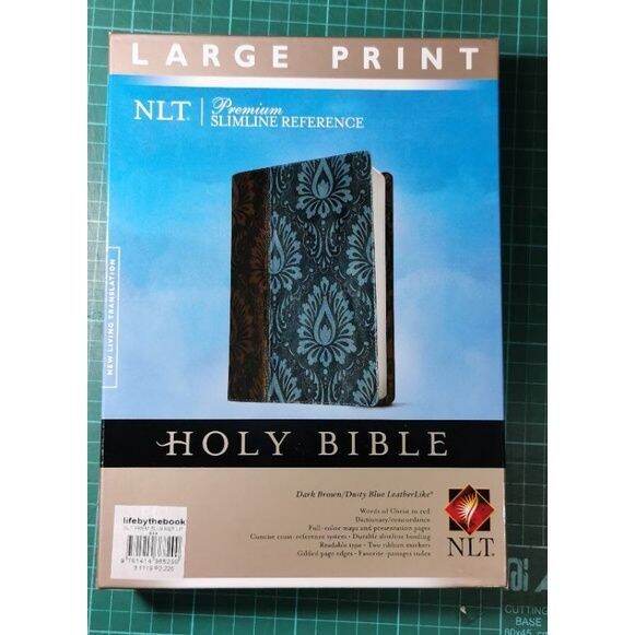 NLT PREMIUM SLIMLINE REFERENCE HOLY BIBLE LARGE PRINT | Lazada PH