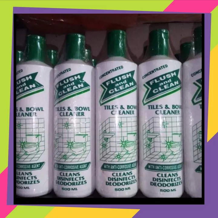 Flush & Clean Tiles & Bowl Cleaner 500g | Lazada PH