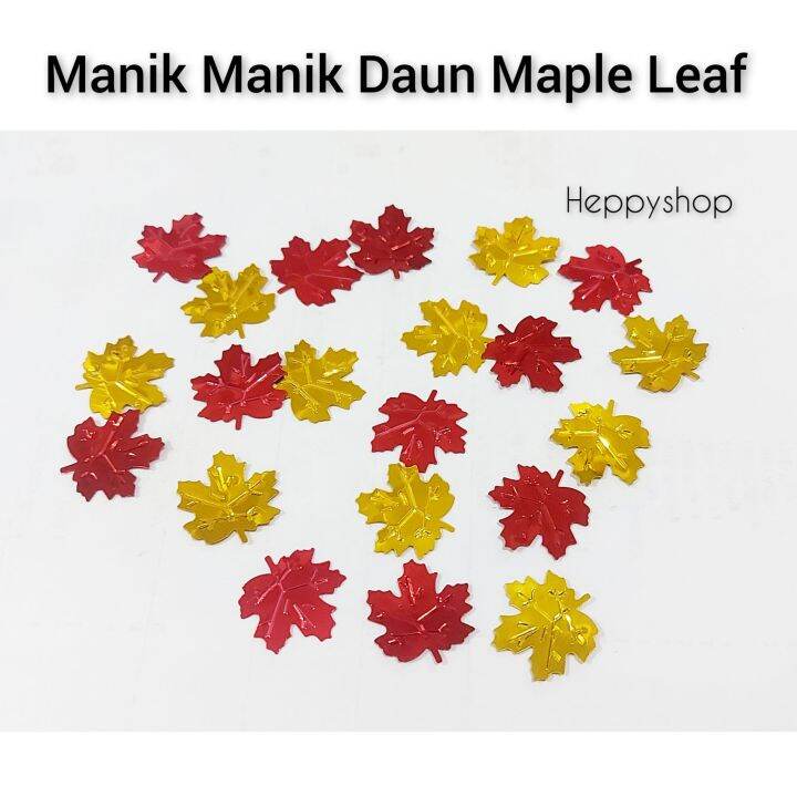 Manik Manik Daun Maple Leaf | Lazada Indonesia