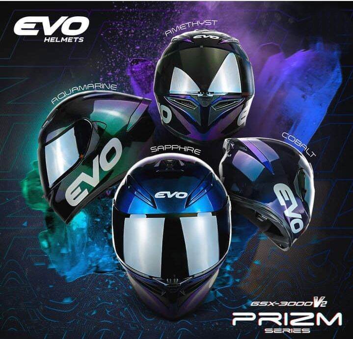EVO GSX-3000 Prizm Full Face Dual Visor Helmet | Lazada PH