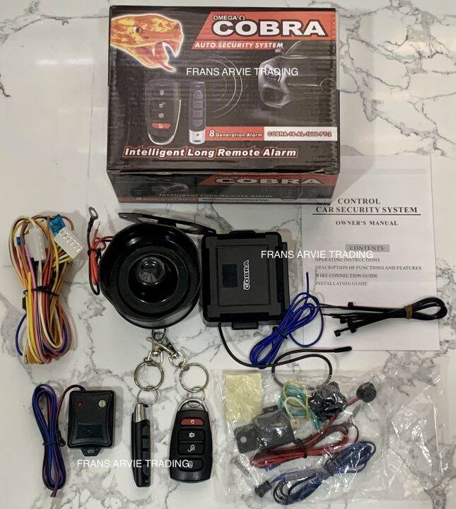 COBRA CAR ALARM 1000-PT-2 2022 Model (UNIVERSAL) | Lazada PH