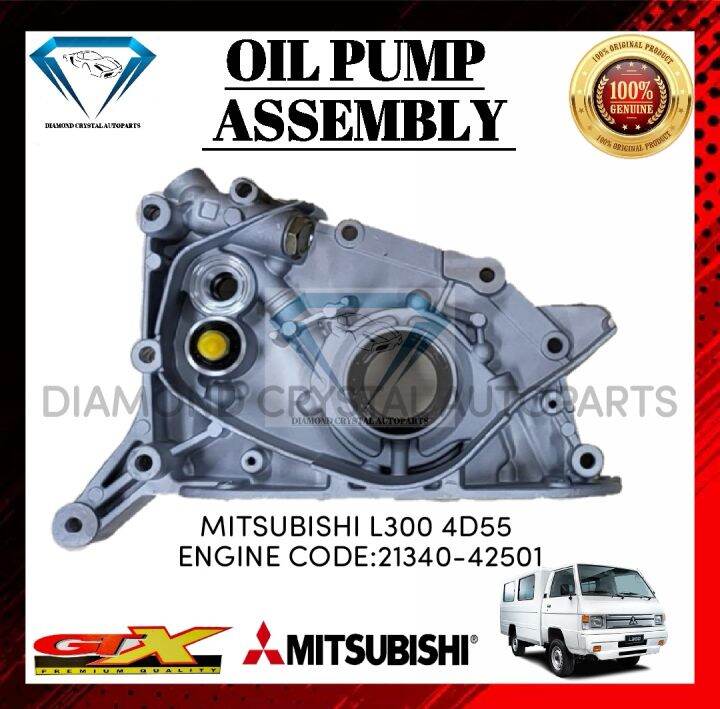 OIL PUMP ASSEMBLY MITSUBISHI L300 4D55 ENGINE CODE: 21340-42501 "GTX ...