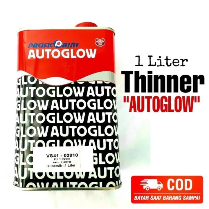 Tiner Tinner Thinner AUTOGLOW 1 Liter Pacific Paint Cocok Untuk ...
