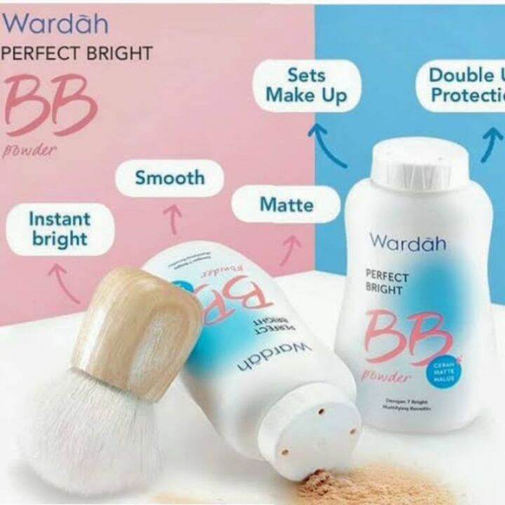 Wardah Perfect Bright BB Powder | Bedak Tabur | Mencerahkan Dan Ringan Saat di pakai | Lazada ...