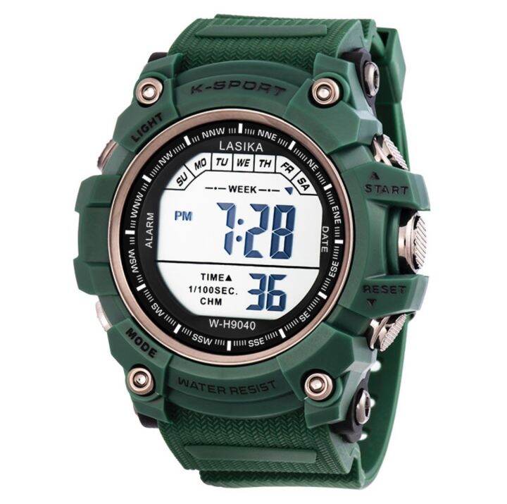 Original LASIKA LED Sports 100% waterproof Digital watch W-H9040 ...