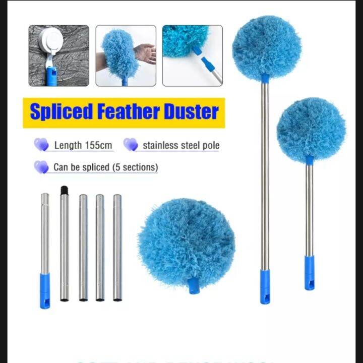 Ceiling Fan Duster Absorb Dust Save Strength Adjustable Telescopic ...