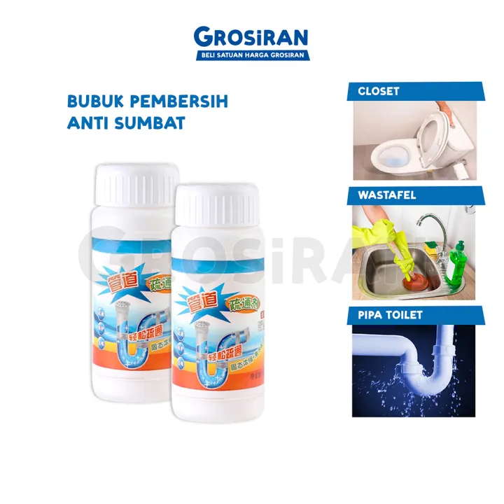 Serbuk Anti Sumbat Pelancar Saluran Air Wastafel Pembersih Tempat Cuci ...