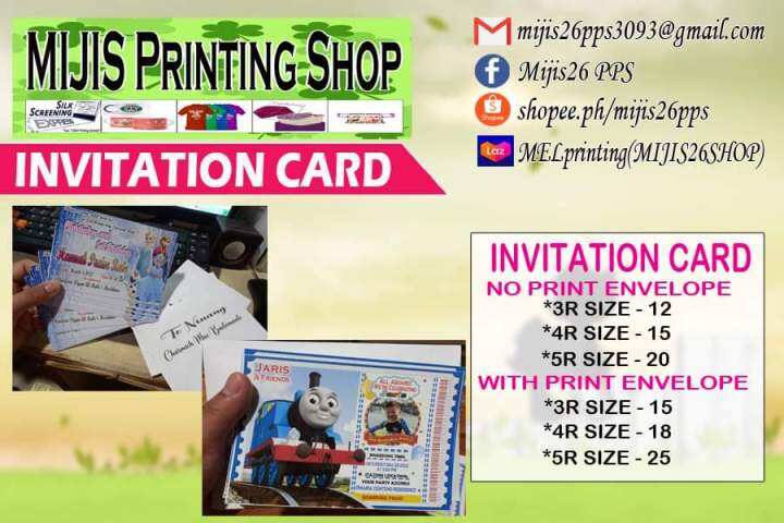 Ordinary Invitation Card (10pcs) | Lazada PH