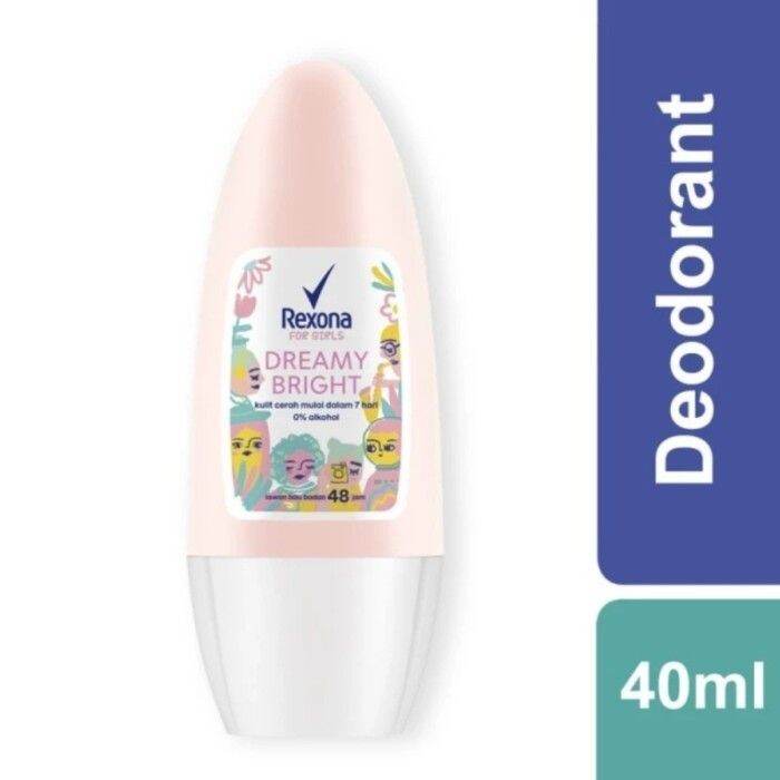 Rexona Women Deodorant Roll On Dreamy White | Glowing 40ml | Lazada Indonesia
