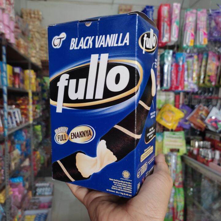 Fullo Wafer Roll Long Black Vanilla isi 24 | Lazada Indonesia
