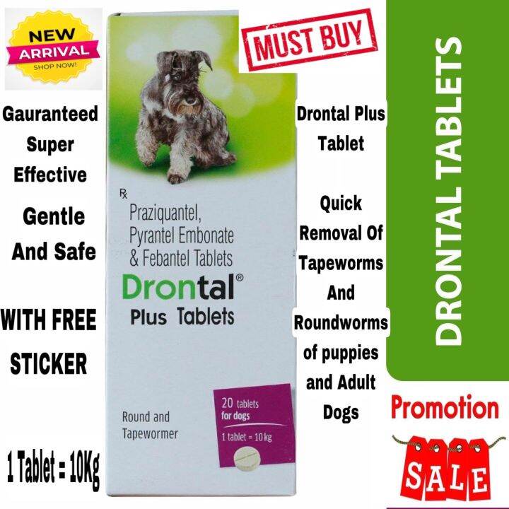 Elanco Drontal Plus Dewormer For Dogs 1 tablet 10kg | Lazada PH