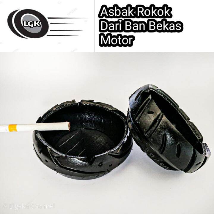 ASBAK ROKOK UNIK DARI BAN MOTOR | Lazada Indonesia