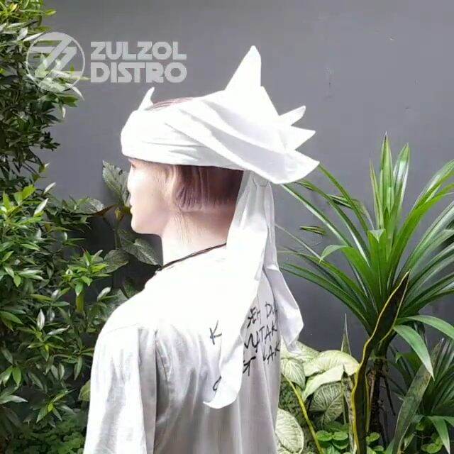 Iket Sunda Praktis Full Kain Lentur Model Merak Ngibing Muka Siap Pakai ...