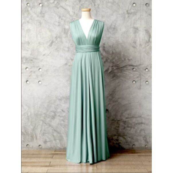 SAGE GREEN Infinity Dress with Attached Tube Floorlength | Lazada PH