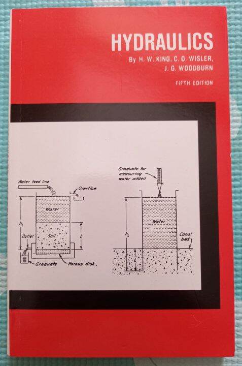 HYDRAULICS By H. W. KING, C. O. WISLER, J. G. WOODBURN.(5TH EDITION ...