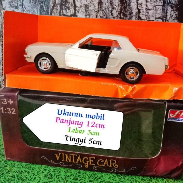 Mainan Diecast mobil Vintage Car Miniatur Mobil Klasik Skala 1:32 Bahan ...