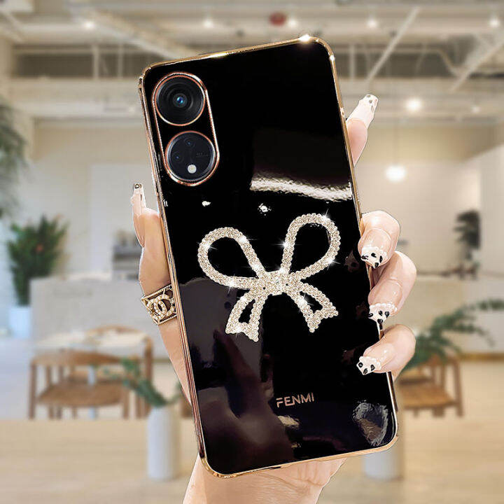 Phone Case For Oppo A18 A38 A58 A78 A98 5g Reno 8t A17 A17k With Mirror
