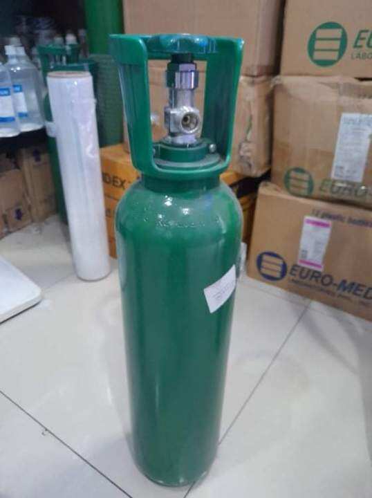 10lbs Medical Oxygen Tank with Content and Medical Oxygen Regulator Set ...