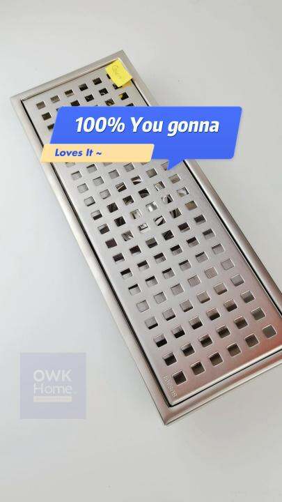 30cm Floor Grating With Anti-Insect Trap | Long floor grating | Tile ...
