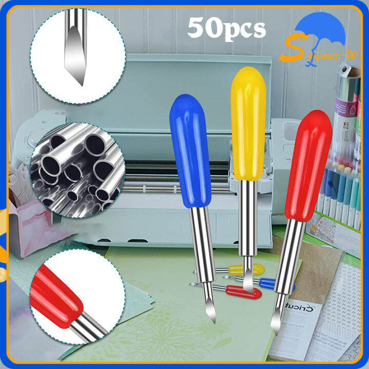 50pcs Mata Pisau Cutting Sticker Roland 30/45/60 Derajat Roland Blade ...