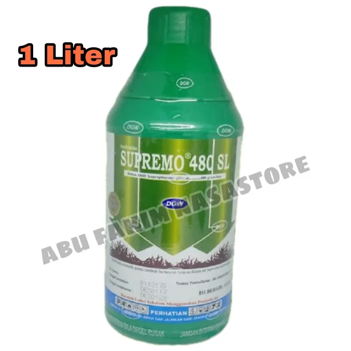 SUPREMO 480 SL 1 LITER / RACUN RUMPUT / HERBISIDA SISTEMIK / RACUN ...