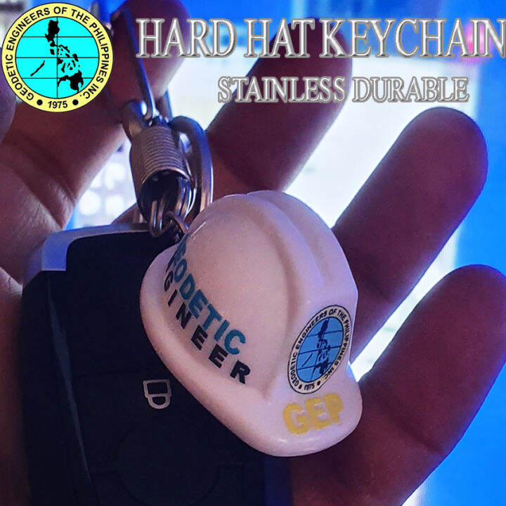 Geodetic Engineer GE Hard Hat Keychain Key Holder / Lanyard Souvenir ...