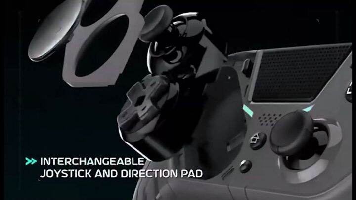 Wireless Controller for PC Console Game Controller with 3 Programmable Back Buttons and 1 ...