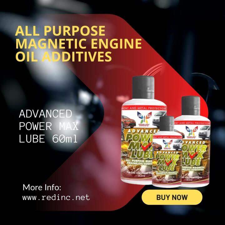 The Advanced Power Max Lube Engine Oil Additive Enhancer and Metal ...