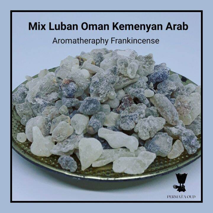 Luban Mix Sacra Oman Kemenyan Arab frankincense raw aromaterapi healing ...