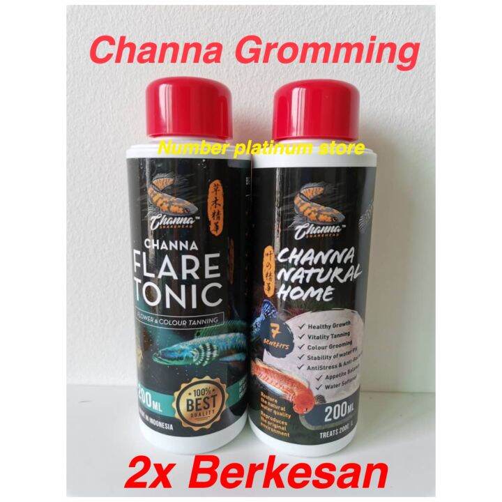 Channa SnakeHead Vitamin Channa Natural Home & Channa Flare Tonic Colour | Lazada