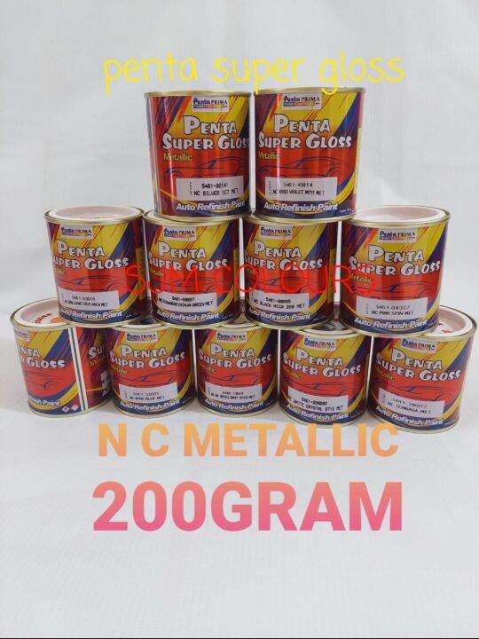 CAT PENTA SUPER GLOSS METALLIC - 200 GRAM- METALIK GOLD TEMBAGA HITAM ...