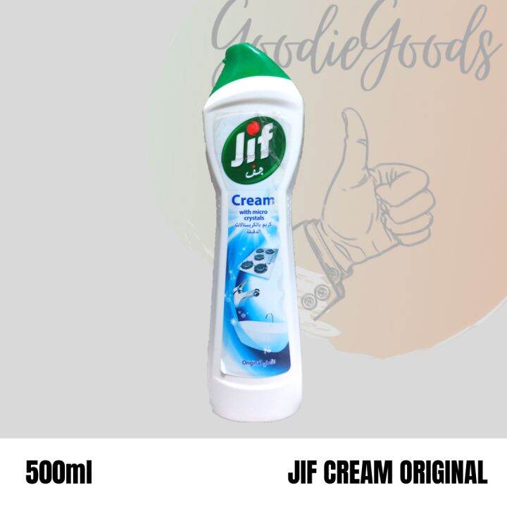 Jif Cream with Micro Crystals Original (For Kitchen and Bathroom) 500ml ...