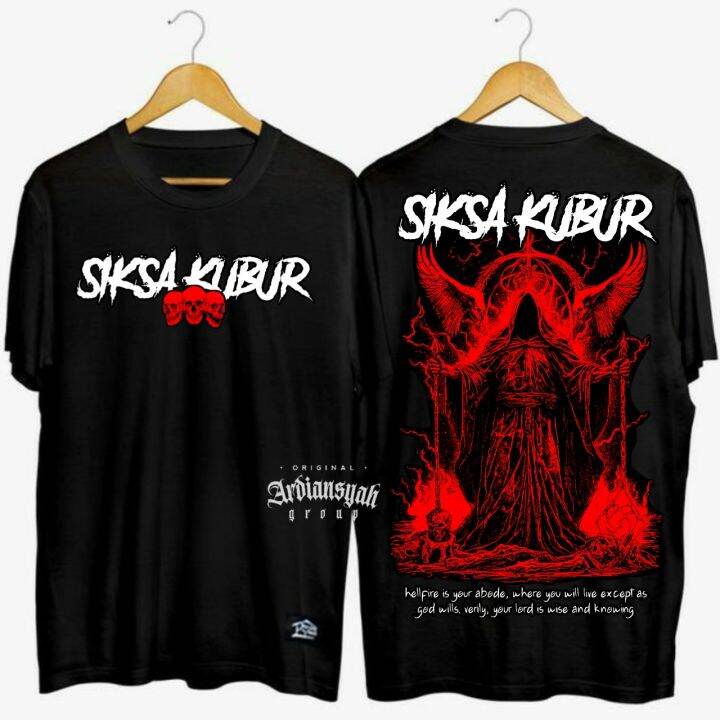 Kaos Siksa Kubur Lazada Indonesia
