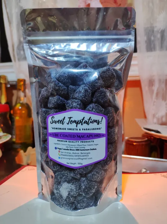 Macapuno Ube Flavor In a Pouch - Malvar, Batangas Sweet Delicacies ...