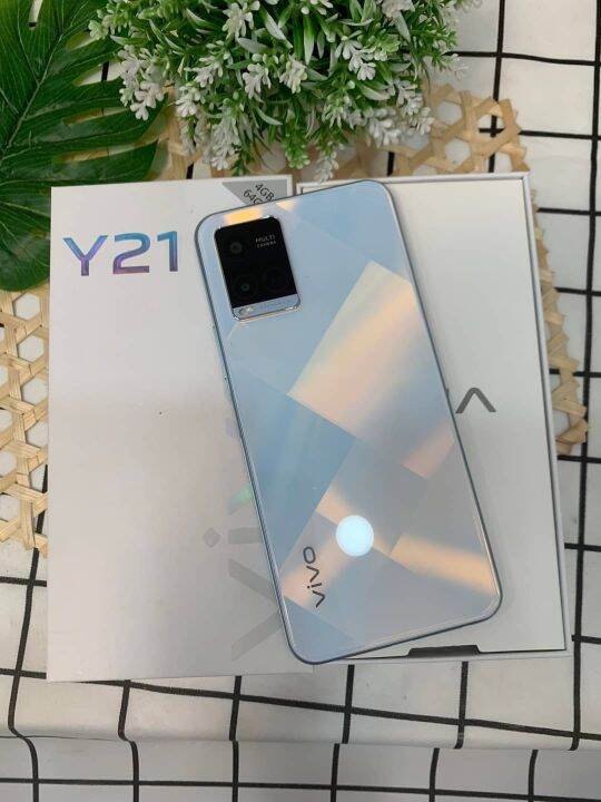 Vivo Y21 สีฟ้า | Lazada.co.th
