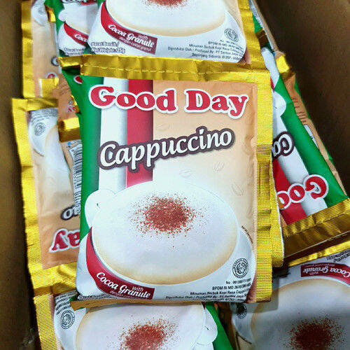Kopi Good Day Cappuccino 25gr isi 10 Sachet/ GoodDay 10'S / kopi ...