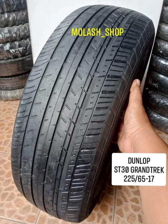 BAN MOBIL RING 17 DUNLOP ST30 GRANDTREK 225/65-17 TUBELESS PERNAH DIPAKAI | Lazada Indonesia