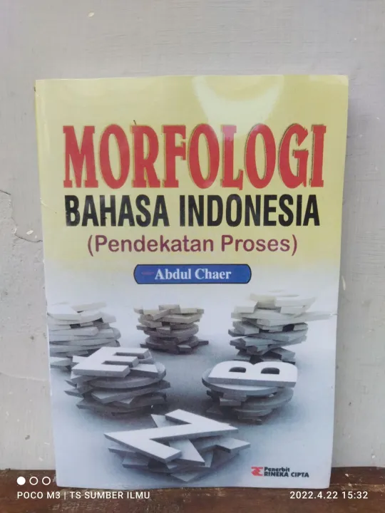 BUKU MORFOLOGI BAHASA INDONESIA - ABDUL CHAER | Lazada Indonesia