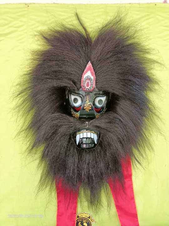 topeng bujang ganong sintetis hitam | Lazada Indonesia