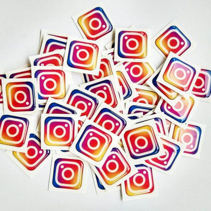 LOGO IG EMBLEM IG RESIN LENTUR ukuran 2,5 x 2,5 cm | Lazada Indonesia