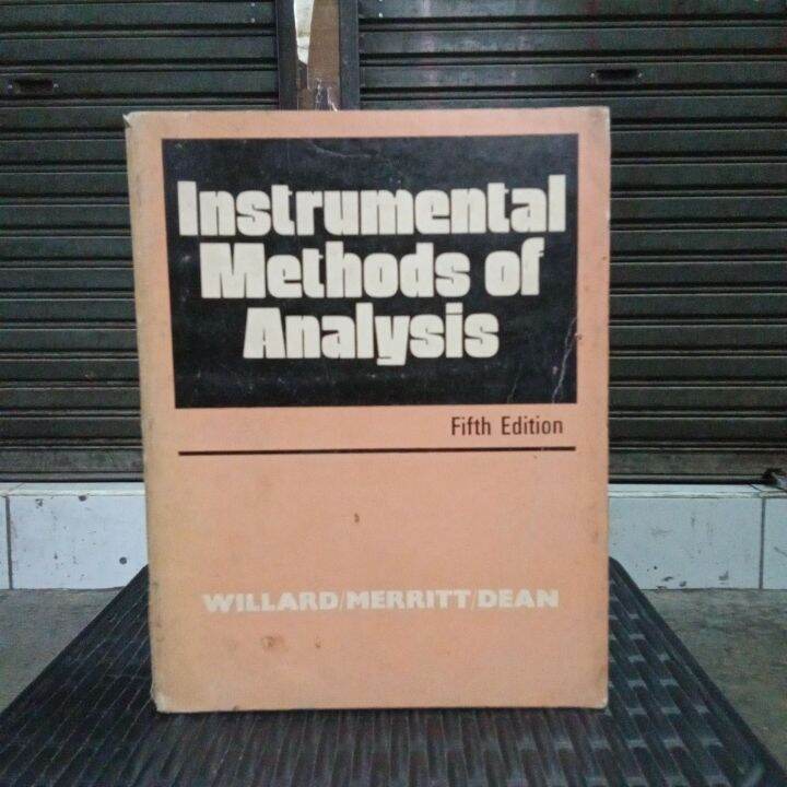 Instrumental Methods of analysis fifth edition - Willard Merrit dean | Lazada Indonesia