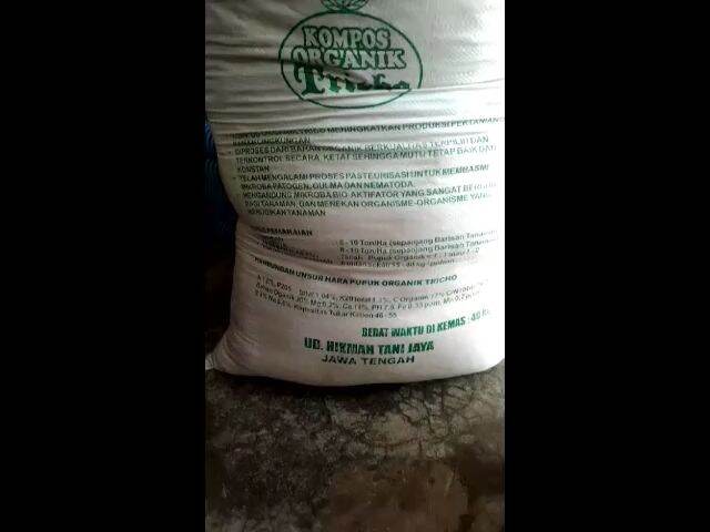 Kompos Organik TRICHO 1 Sak isi 40 kg Original Kemasan Pabrik | Lazada ...