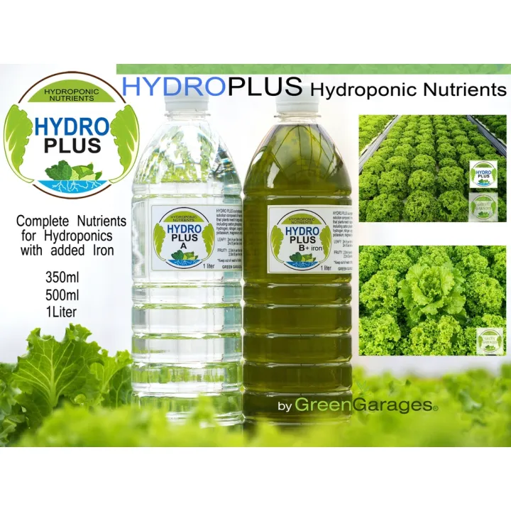 HydroPlus 500ml set Hydroponic Nutrients | Lazada PH