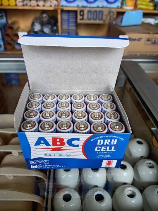 Baterai Batre ABC AA 1,5 V isi 24 Pcs | Lazada Indonesia